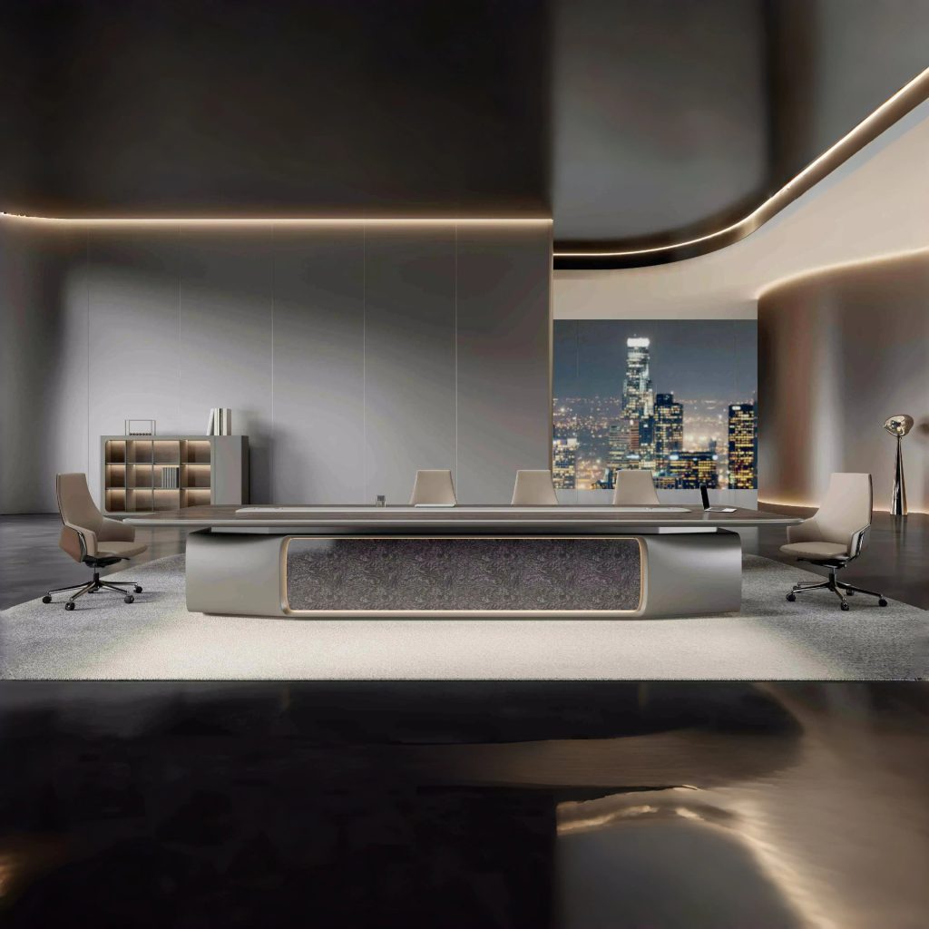 ZUNYAO Series Luxury Smart Conference Table - Misimu Furniture
